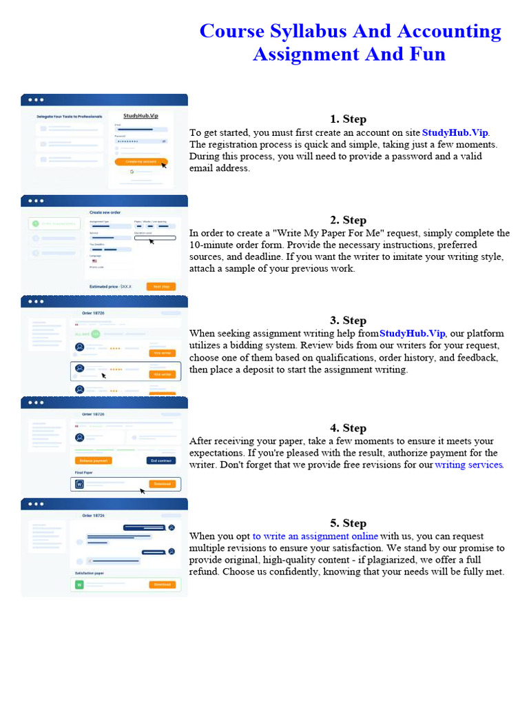 Course Syllabus and Accounting Assignment and Fun | PDF | Salmonella ...