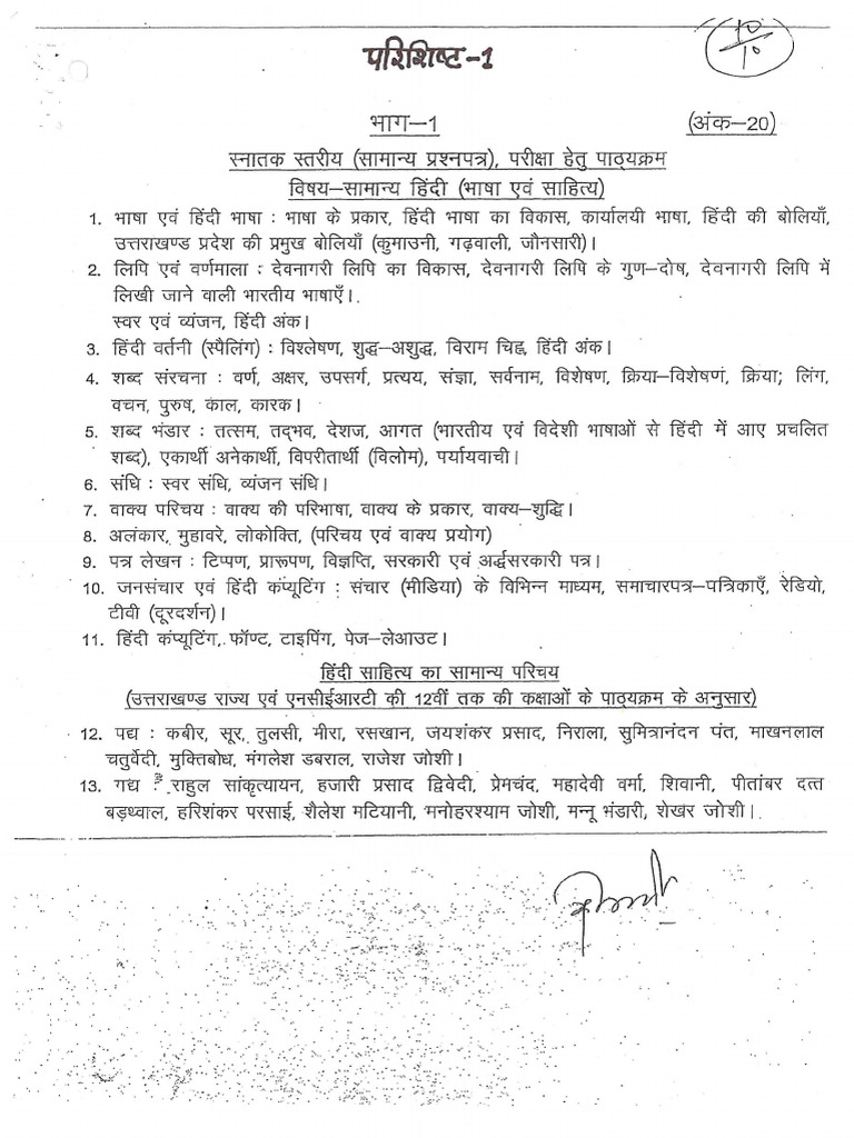 Patwari Syllabus | PDF