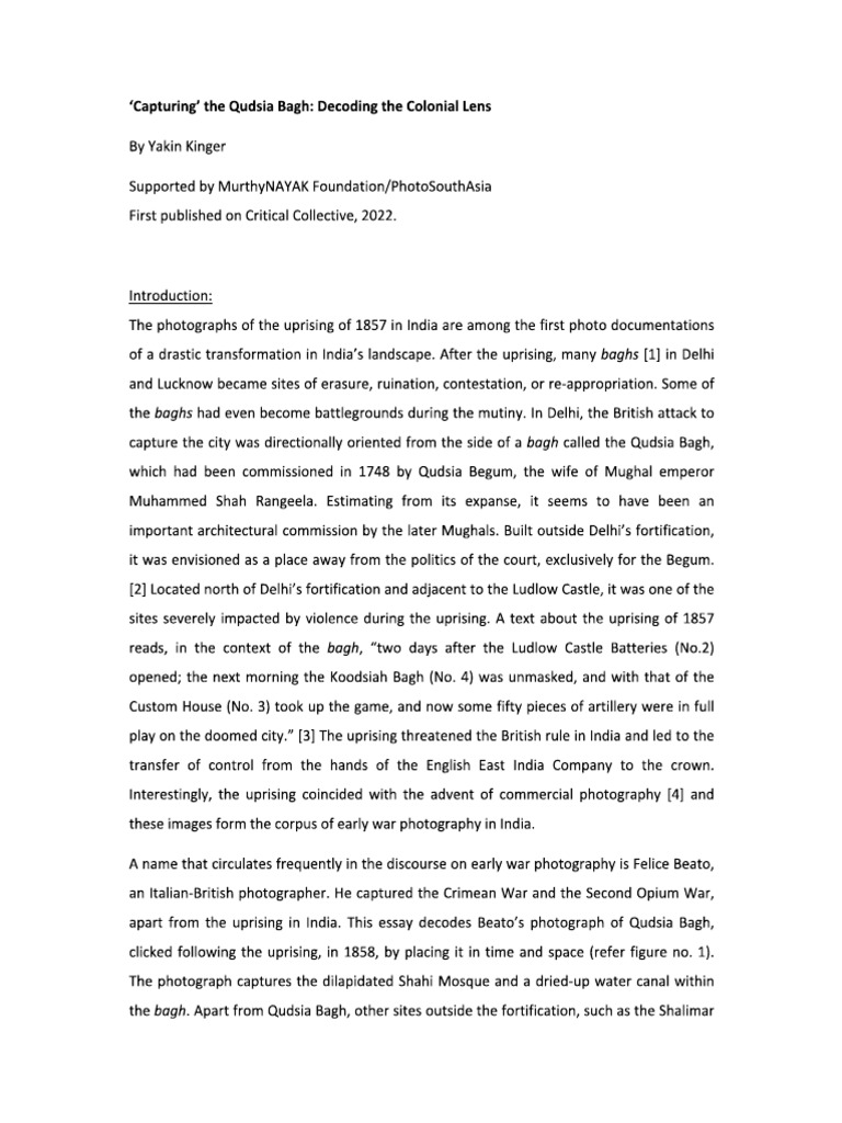 Qudsiyah Bagh | PDF
