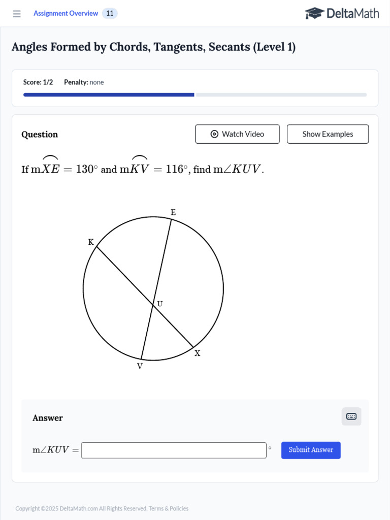 Angles by Chords and Tangents | PDF