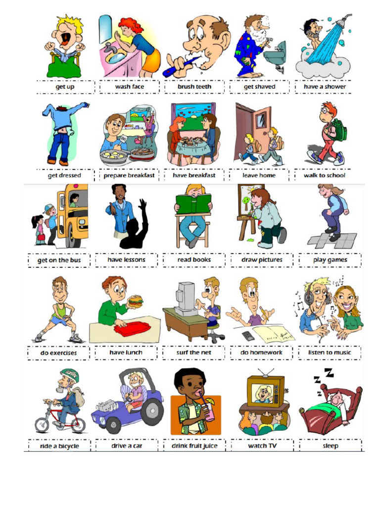 My Day Worksheet1.0 - Original | PDF