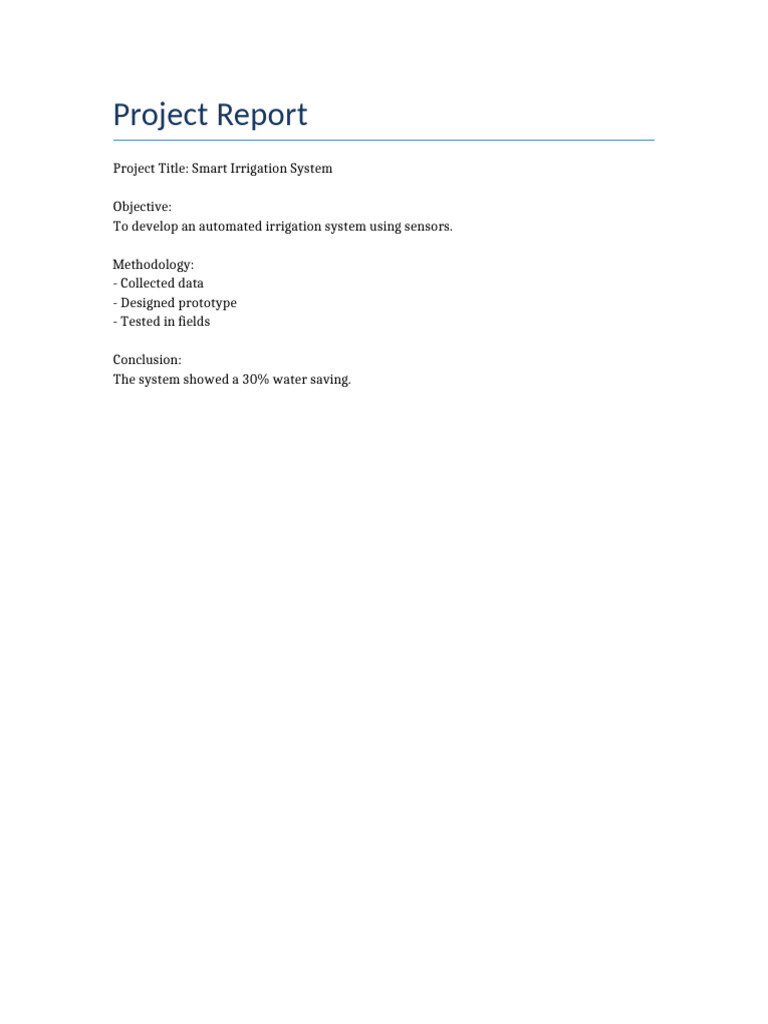 Project Report | PDF