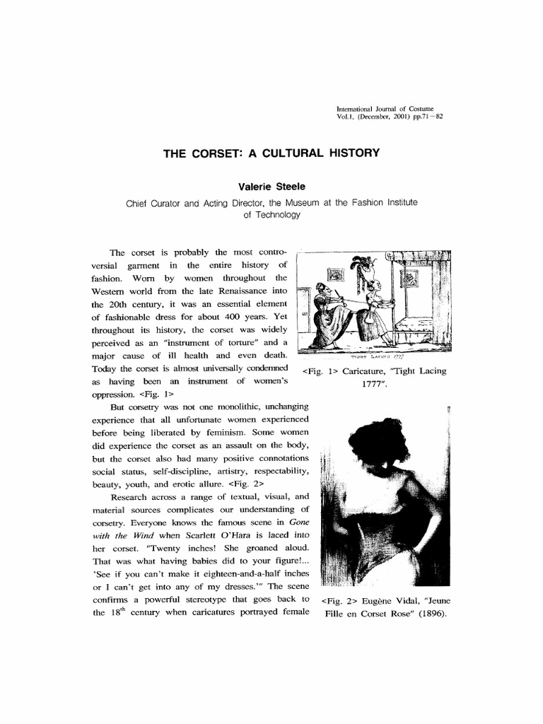The Corset - A Cultural History | PDF