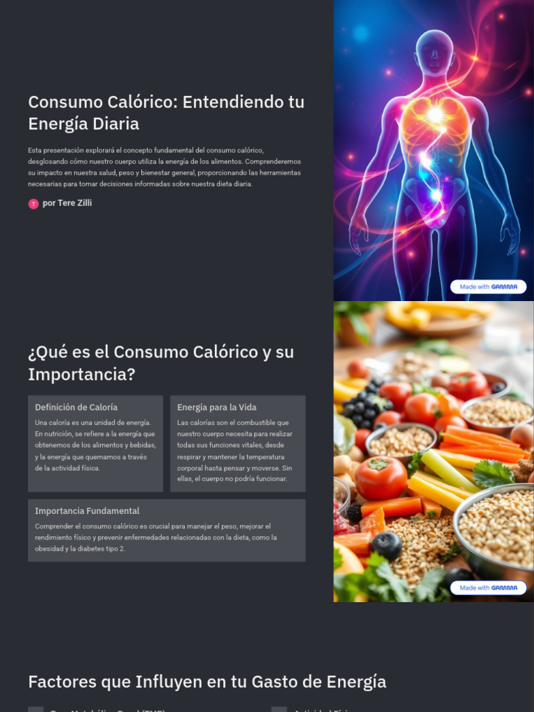 Balance Hormonal y Consumo Calórico | PDF | Nutrientes | Determinantes ...