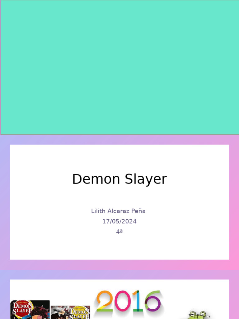 OE Demon Slayer | PDF