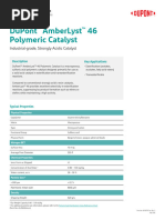 Amberlyst 16: Strong Acid Catalyst | PDF | Polymers | Applied And ...
