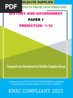 Geography Pp2 Final Gauge Prediction 2025 | PDF | Kenya | Agriculture