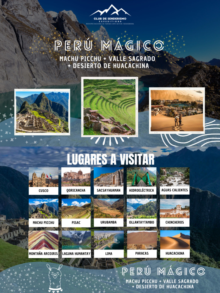 Peru Magico 2025-2026 Cdse | PDF | Machu Picchu | Ciencias de la Tierra
