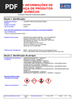 Ficha de Segurança: Bovéria-Turbo | PDF | Incêndios | Pesticida
