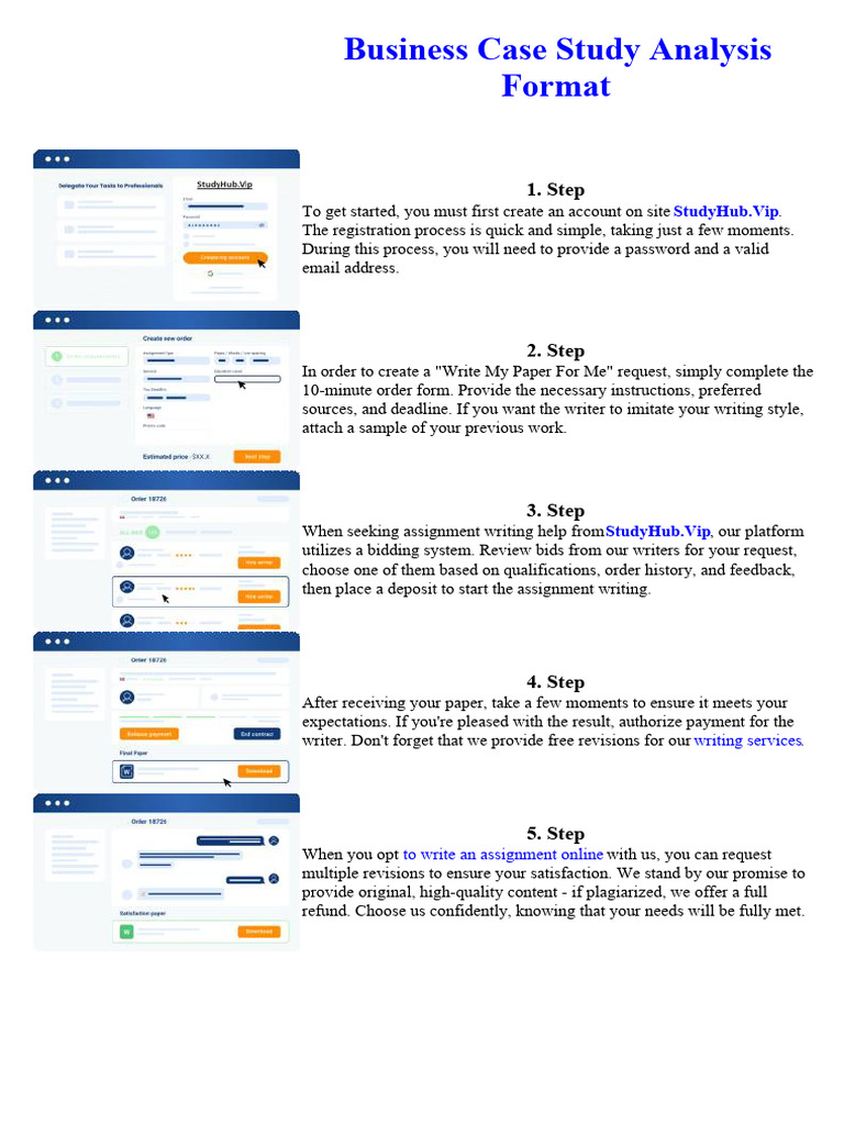 Business Case Study Analysis Format | PDF