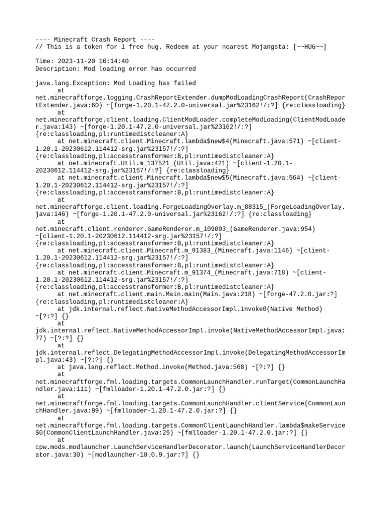 Crash 2023 11 20 - 16.14.40 FML | PDF | Byte | Central Processing Unit