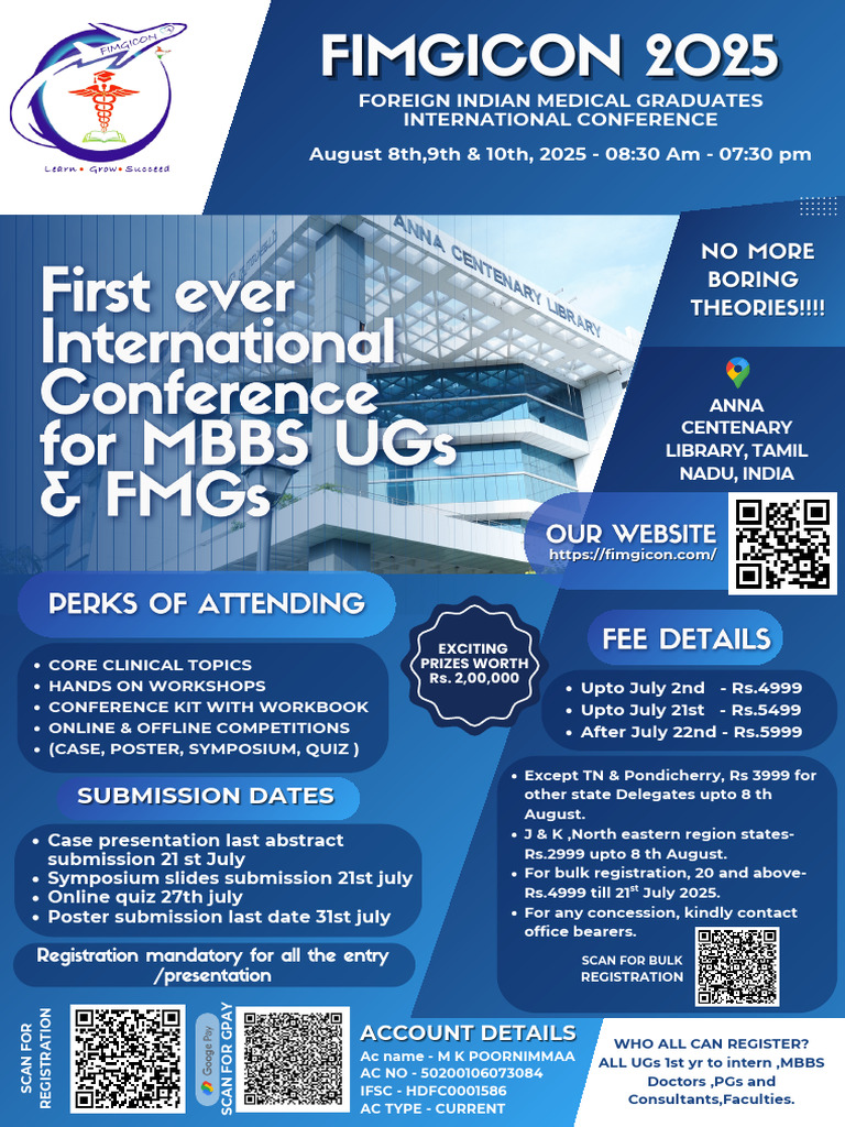 Fimgicon 2025 - 20250629 - 175555 - 0000 | PDF | Medical School | Doctor Of Medicine