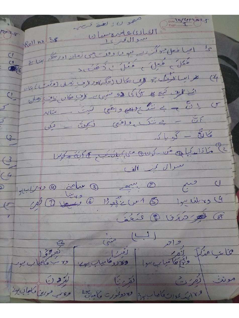 Ansari Amera Sufyan 38 Lugat-E-Arabia | PDF