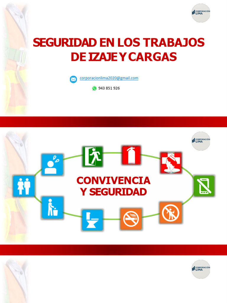 Seguridad en Los Trabajos de Izaje y Cargas | PDF | Grúa (máquina ...