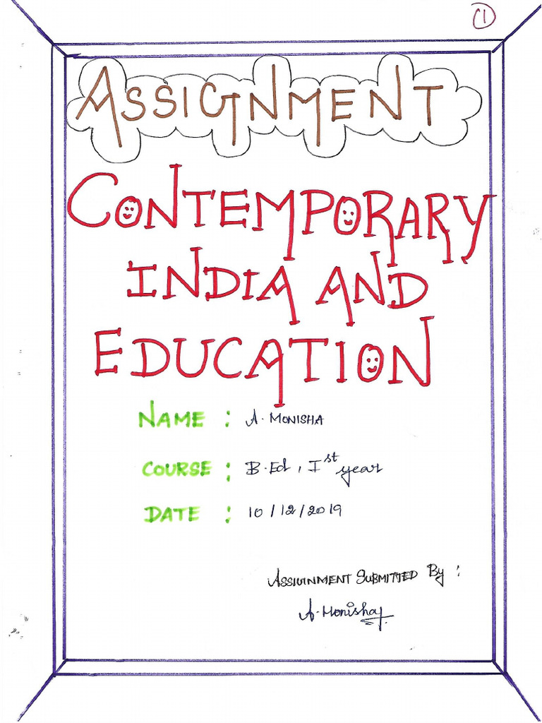 CIE Assignment III | PDF