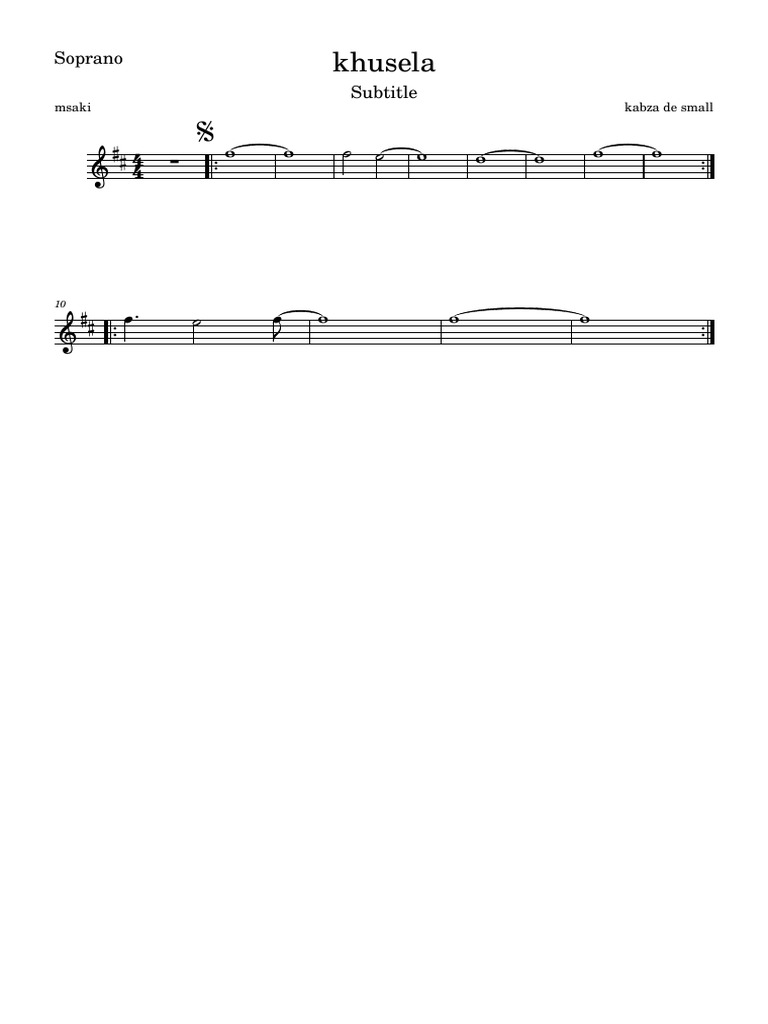 Khusela Soprano | PDF