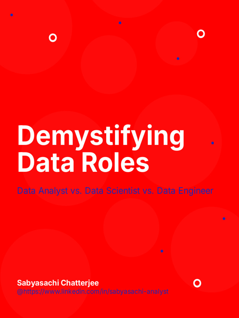 Data Roles Explained: Analyst, Scientist, Engineer | PDF