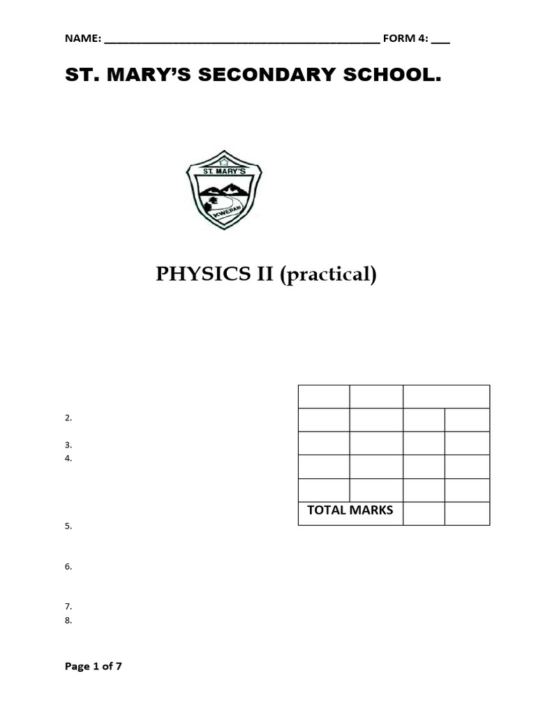 Santa 2025 Phy Paper II Second Mock | PDF | Oscillation | Physical Quantities