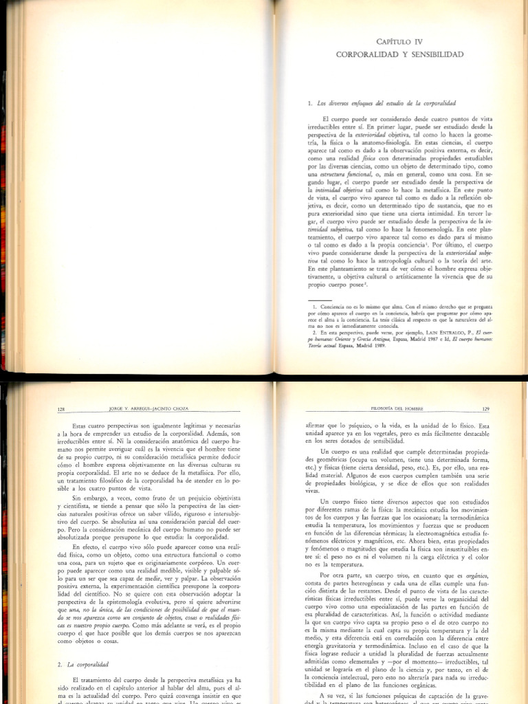 Filosofía Del Hombre - Una Antropología de La Intimidad - Jorge Vicente Arregui Jacinto Choza ...