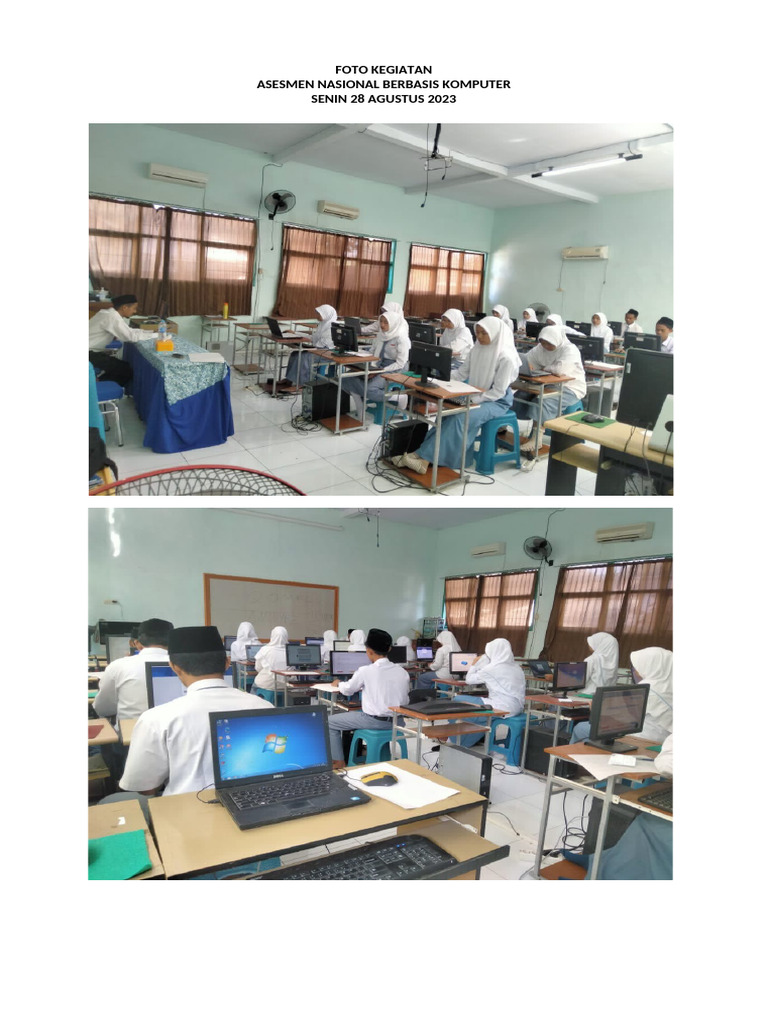 Foto Kegiatan ANBK 2023 | PDF