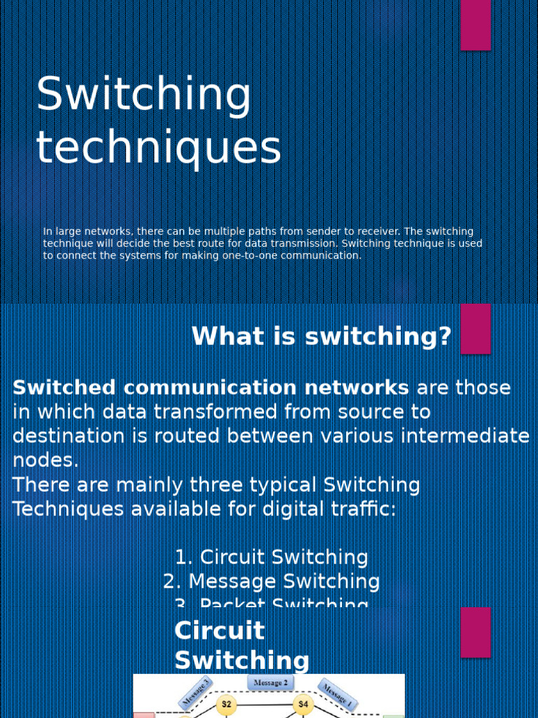Data Comm Presentation | PDF | Computer Network | Packet Switching