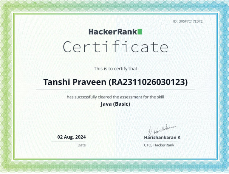 Java Basic Certificate | PDF