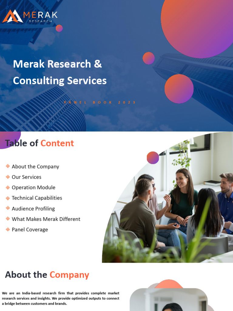 Merak Research Panel Book 2023 | PDF | Marketing Research | Data