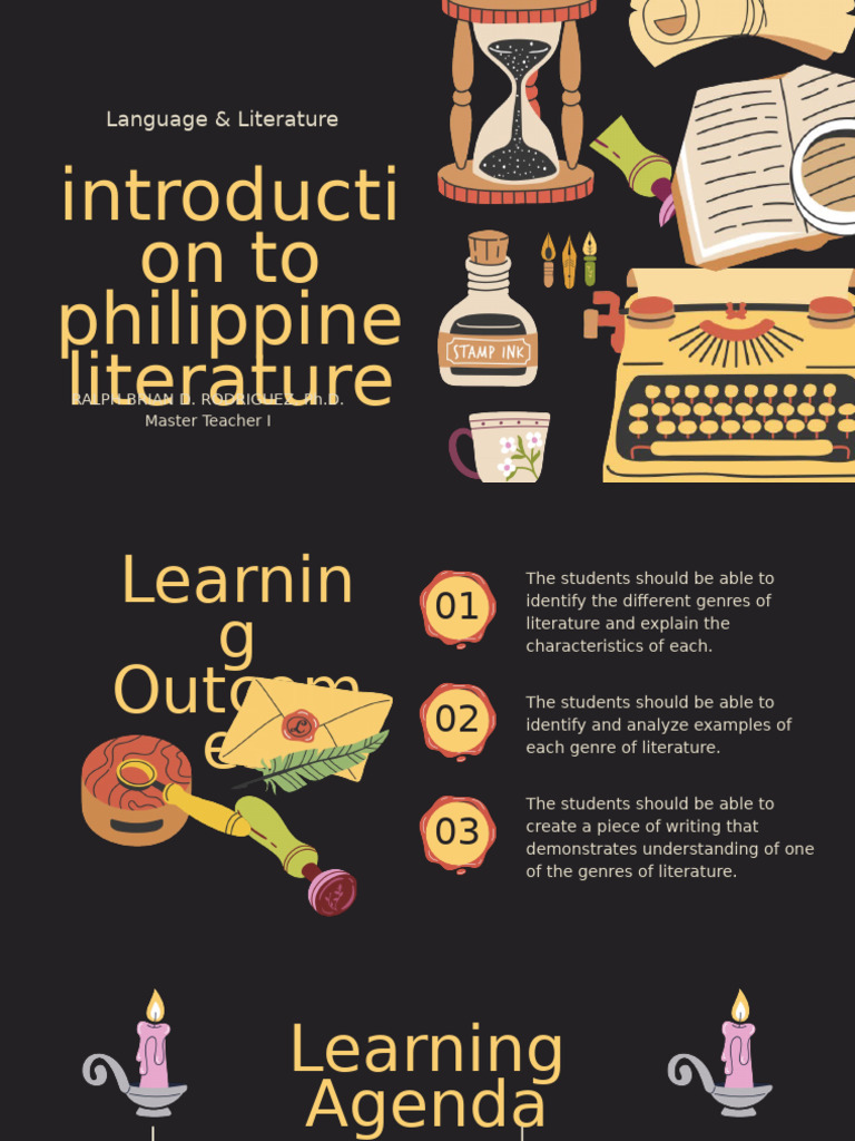 Introduction To Philippine Literature Module 1 | PDF | Poetry | Narrative
