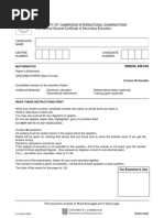 Matrices IGCSE Questions | PDF | Matrix (Mathematics) | Functional Analysis