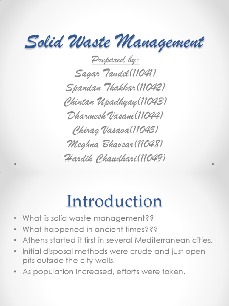 Solid Waste Management Strategies Explained | PDF | Municipal Solid ...