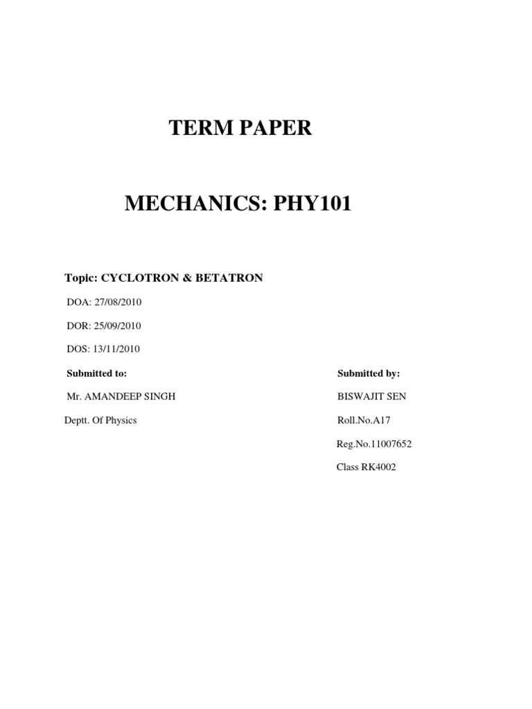 Cyclotron and Betatron Overview | PDF | Particle Accelerator | Electron
