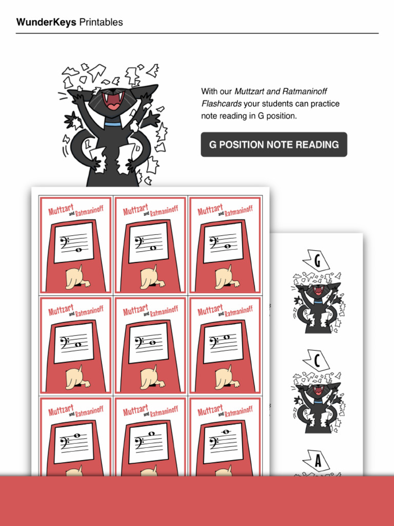 1 Muttzart G Note Reading | PDF