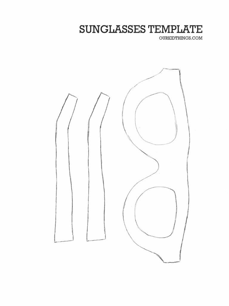 Sunglasses Template | PDF