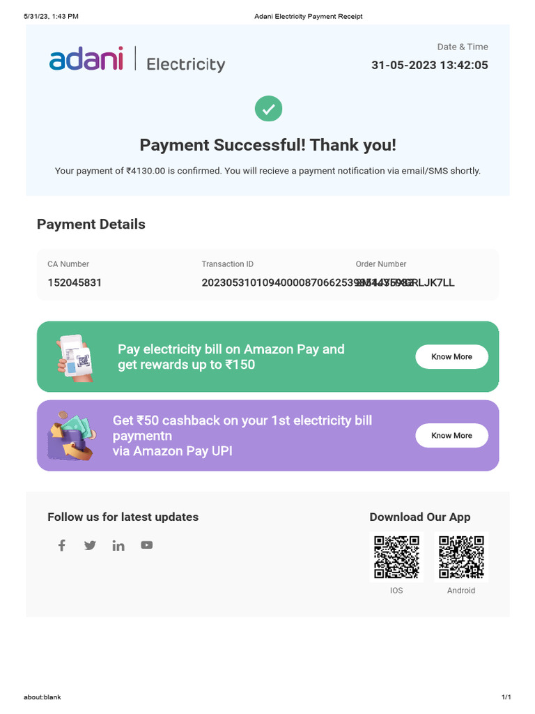 Download Adani Electricity Bill Easily | PDF
