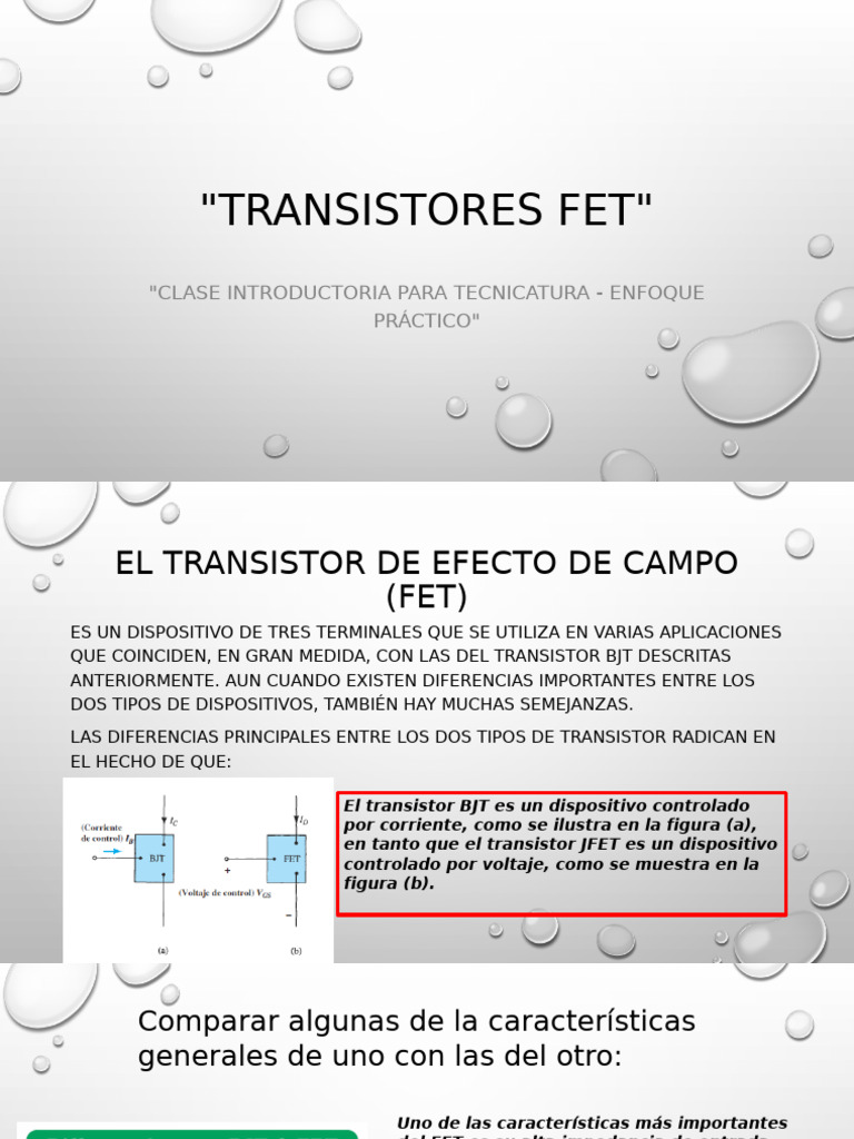 Introducción a Transistores FET | PDF | Transistor | Transistor de ...