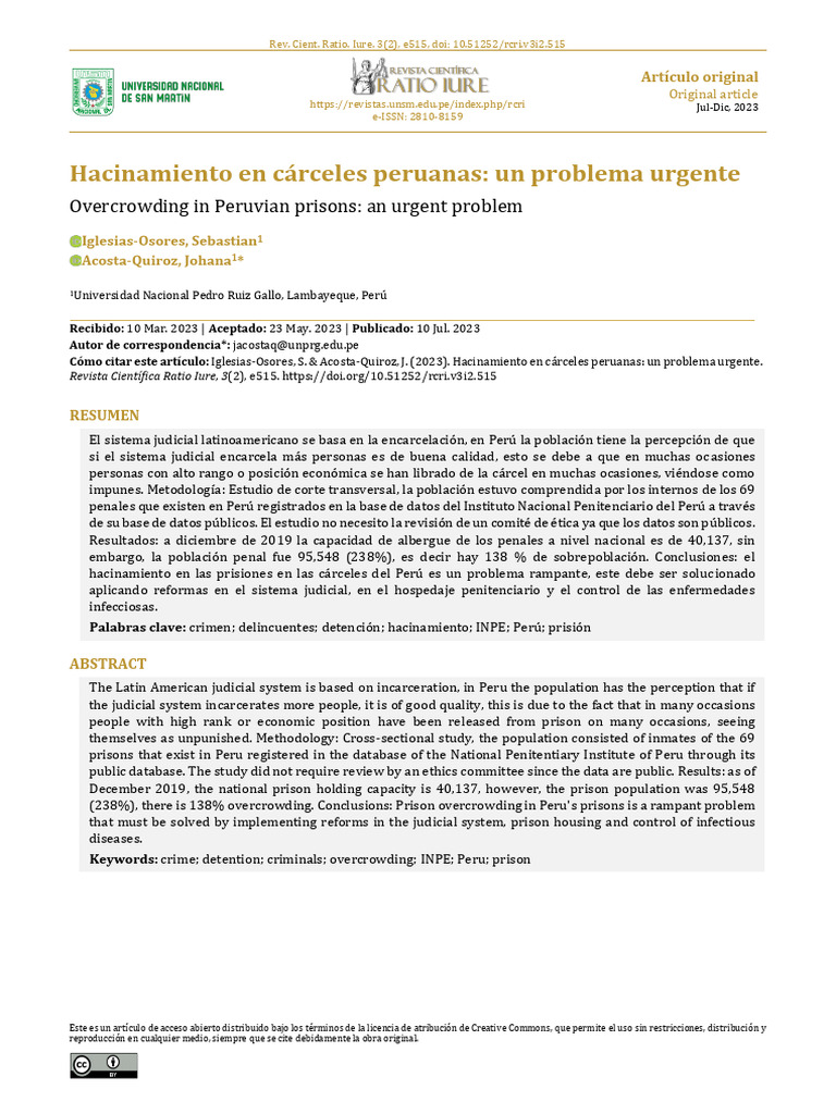 Admin, A4-E515 P | PDF | Prisión | Perú