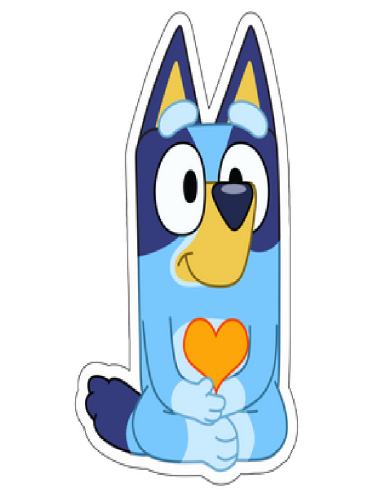 Bluey - A1 (3 X 3 CM) | PDF