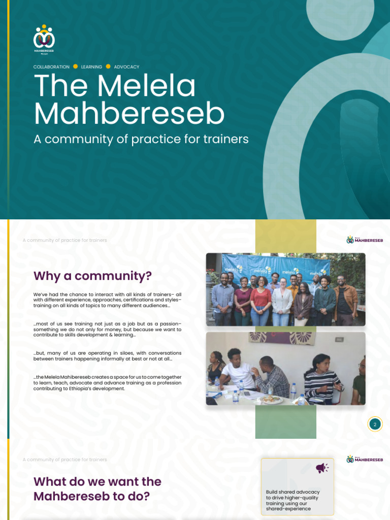 Welcome To The Melela Mahebereseb Training Community! | PDF | Human Communication | Learning