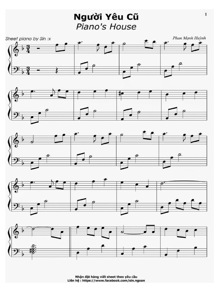 Nguoi Yeu Cu Piano | PDF