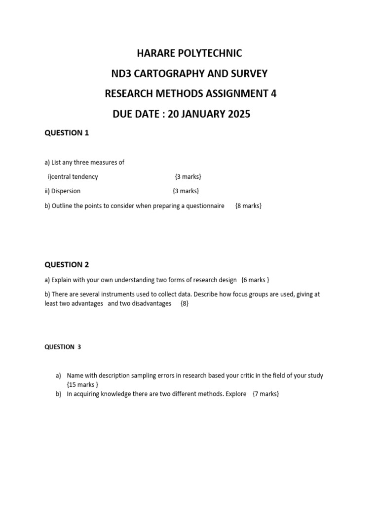 Research Ass4 Survey and Carto | PDF