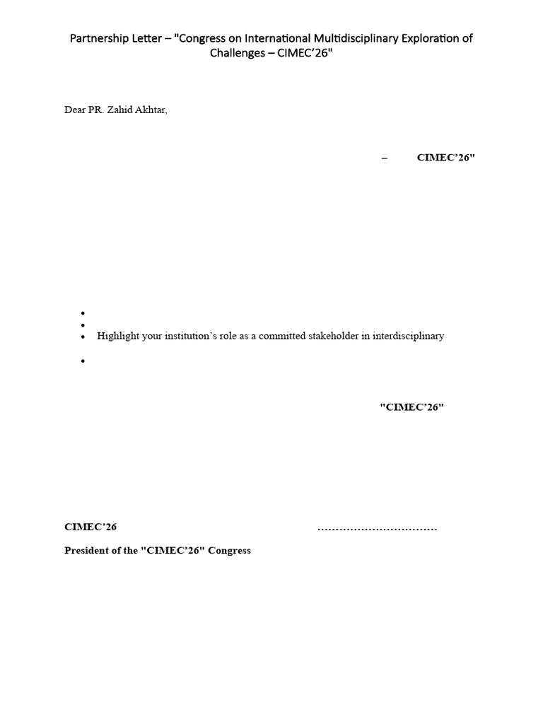Partnership Letter SUNY Polytechnic Institute | PDF