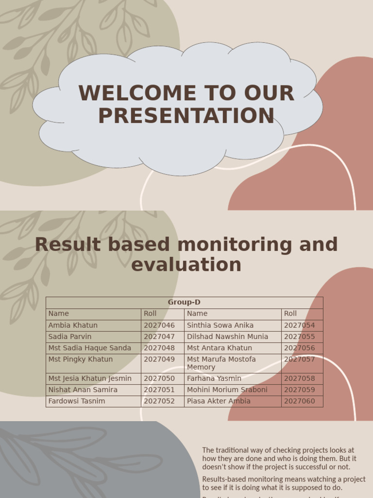 Results-Based Monitoring & Evaluation Guide | PDF | Evaluation ...