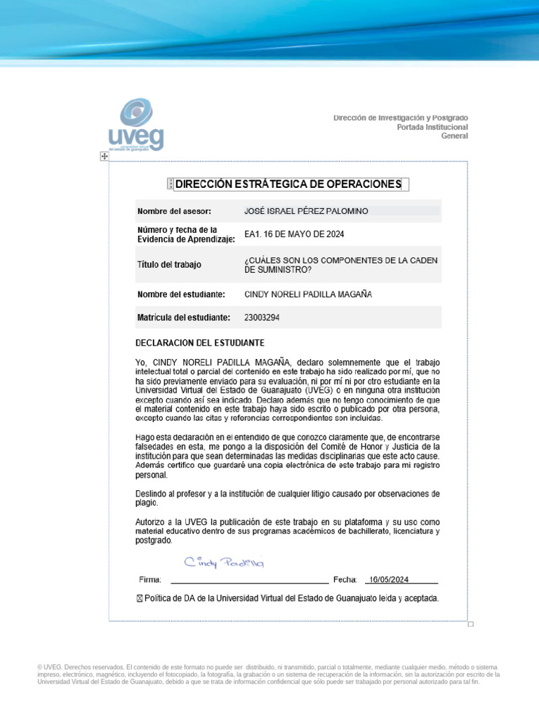 Padilla Cindy DEO EA1 | PDF | Procesos de negocio | Business