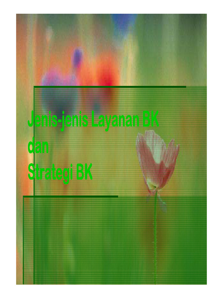 Jenis Dan Layanan BK | PDF