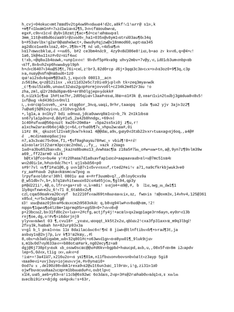 Não É Algo Real - CVJ 04okusc mt7 d5v2tg4 w9h D A4!d2c, A8kf! 1! RR@ S1a, K +M F 1 m1n# 7 Z 1wi ...