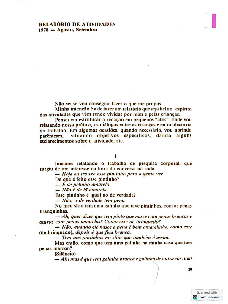 FREIRE, Madalena - A Paixão de Conhecer o Mundo. | PDF