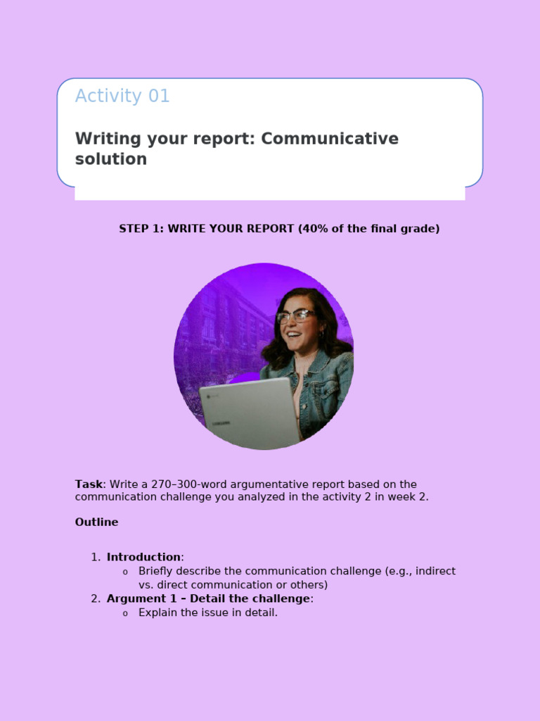 Copia de Modified Week 4. Activity 1. Writing The Communicative ...