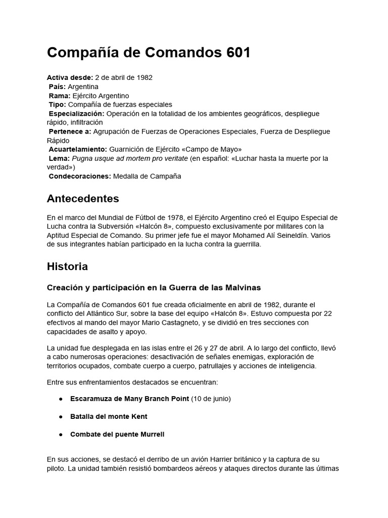 Compañias de Comando | PDF | Guerra | Militar