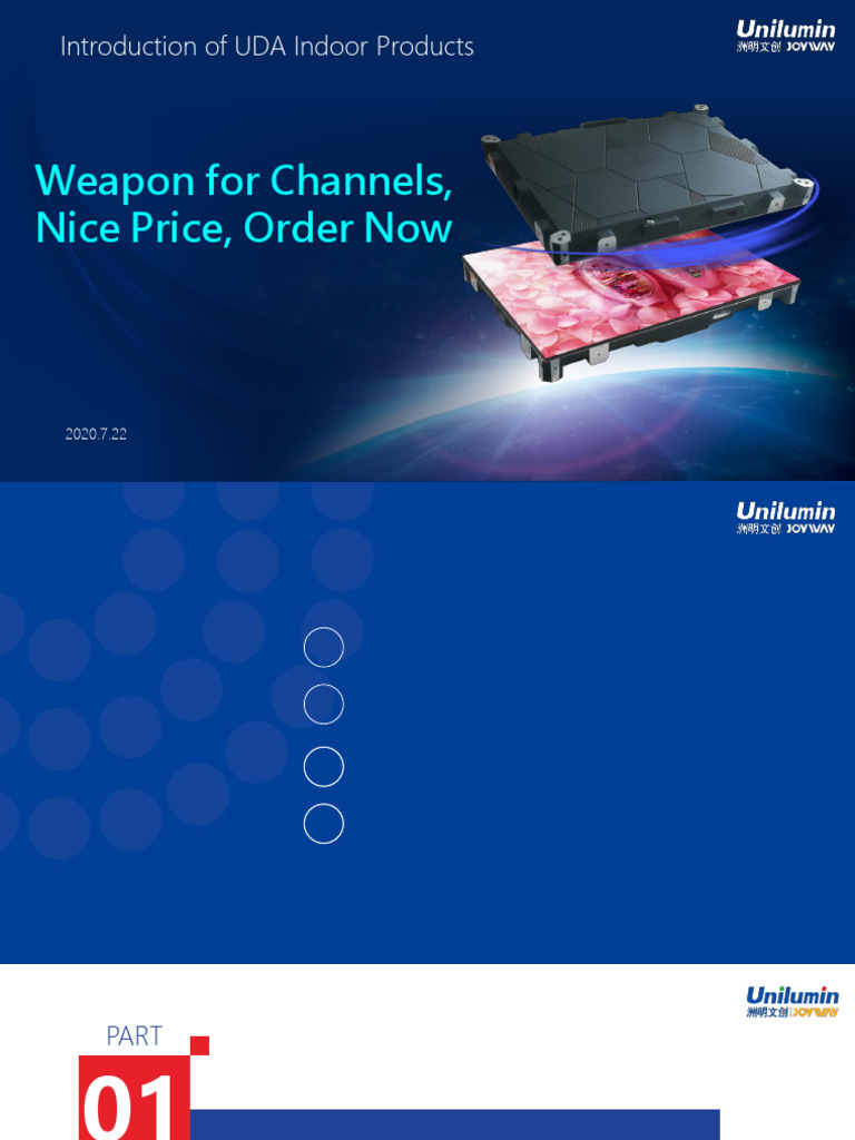 Unilumin UDA Series | PDF | Energy Conservation | Power Supply