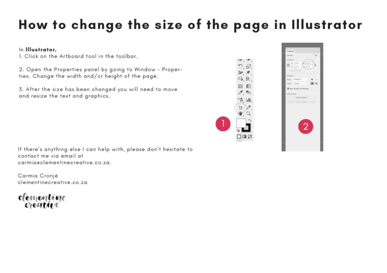 How To Change The Size of The Page | PDF